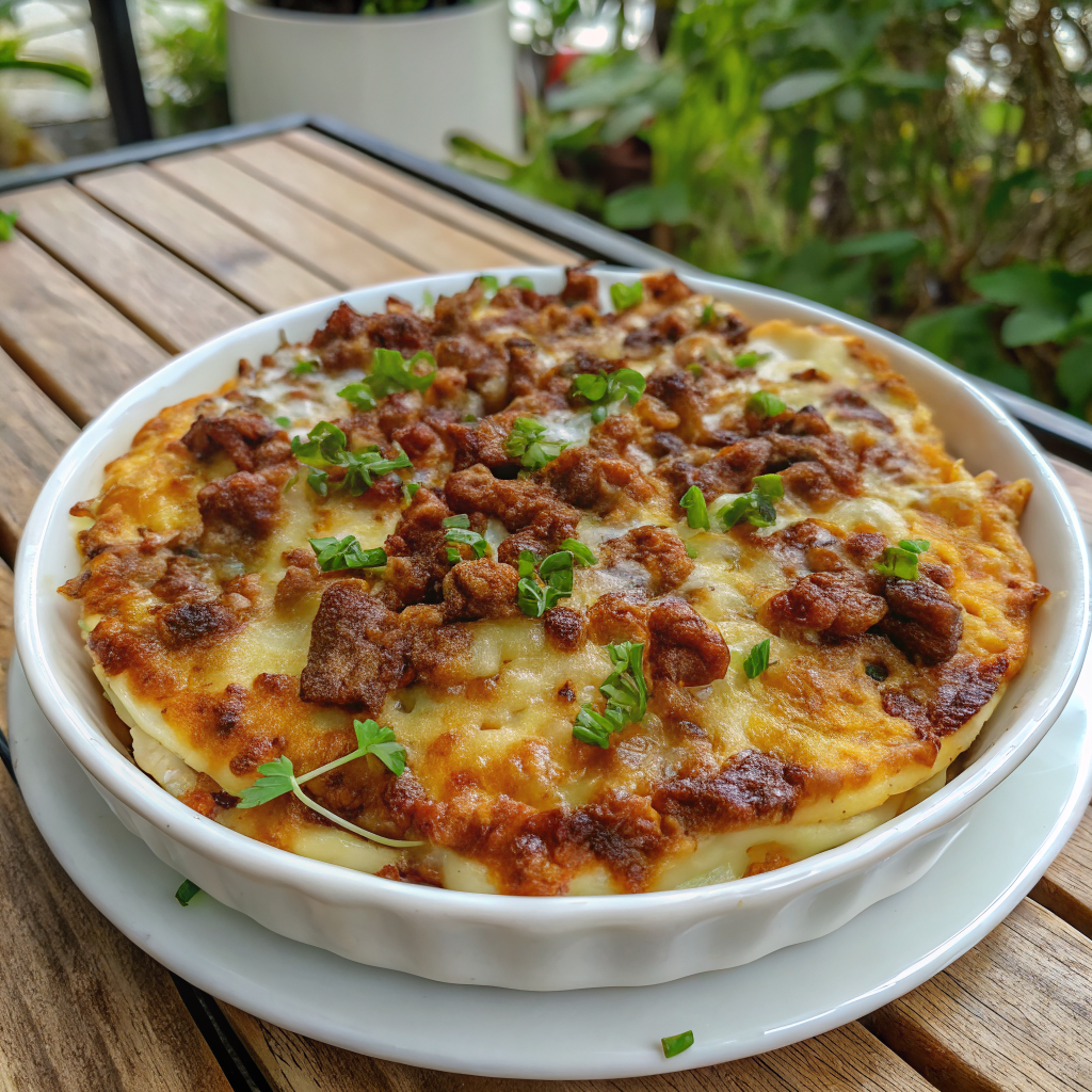 Fluffy Pancake Smoked Beef Casserole Recipe - Recipe Honey