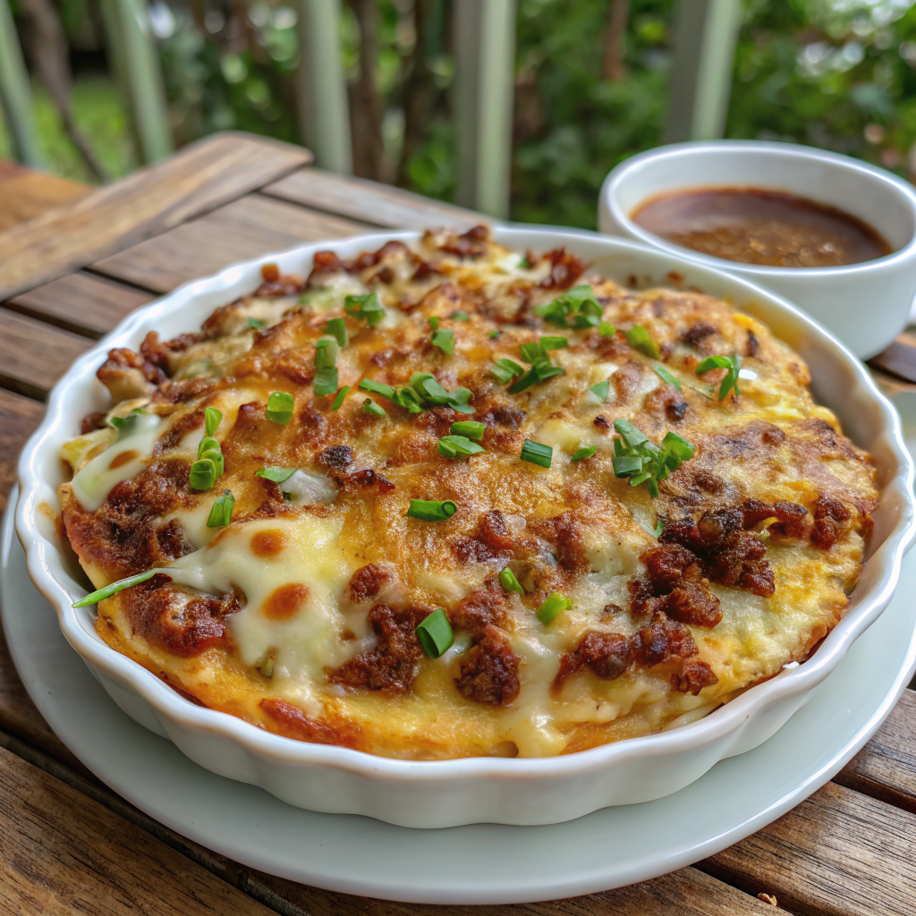 Fluffy Pancake Smoked Beef Casserole Recipe - Recipe Honey